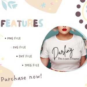 Darling This is Just a Chapter | SVG PNG - Etsy