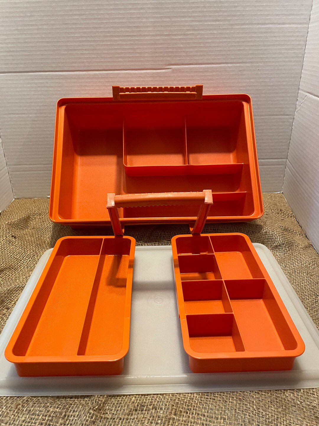 Vintage Tupperware Hobby Caddy, Sewing Caddy, Snack Container - Etsy
