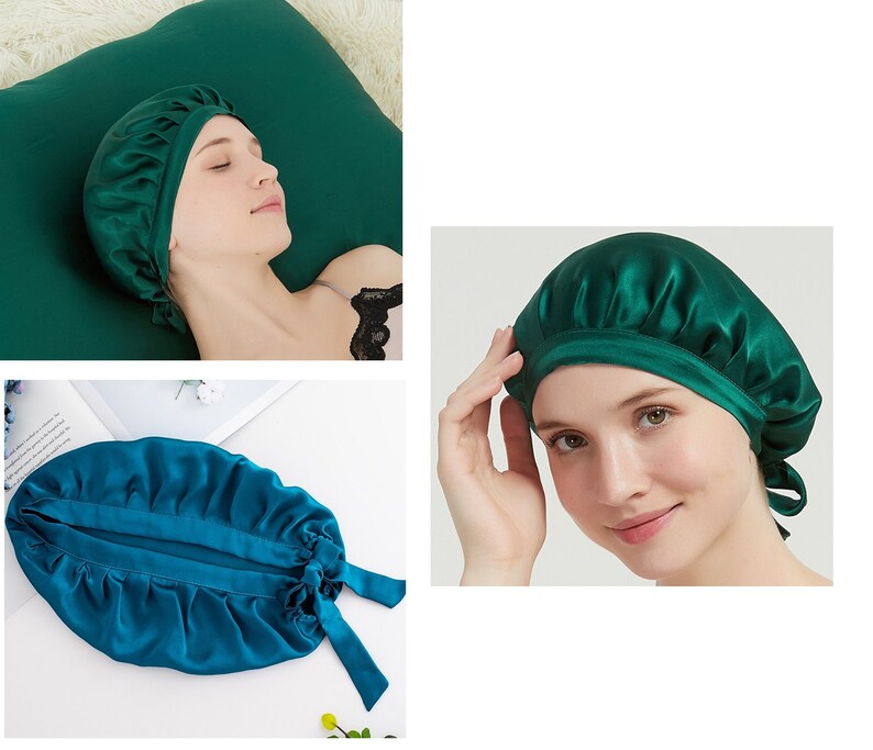 Adjustable Silk Night Hat 100% 6A Grade Mulberry Silk - Etsy