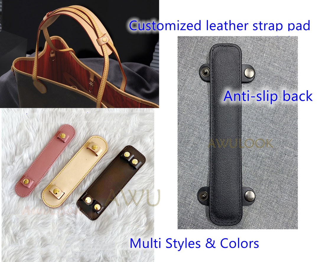 Customized High-quality Vachette Leather Shoulder Strap Pad, Anti-slip ...