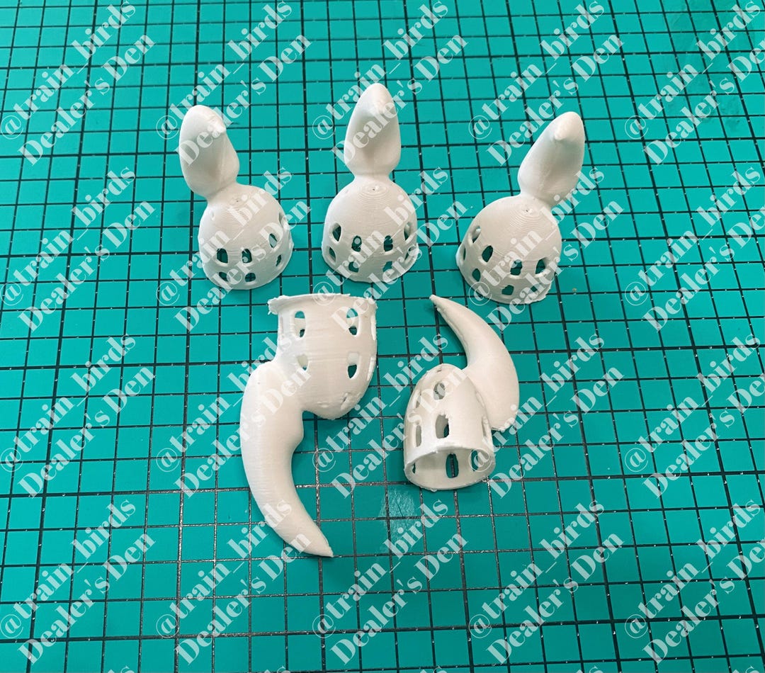 3D Printed Fursuit Claws print on Demand - Etsy