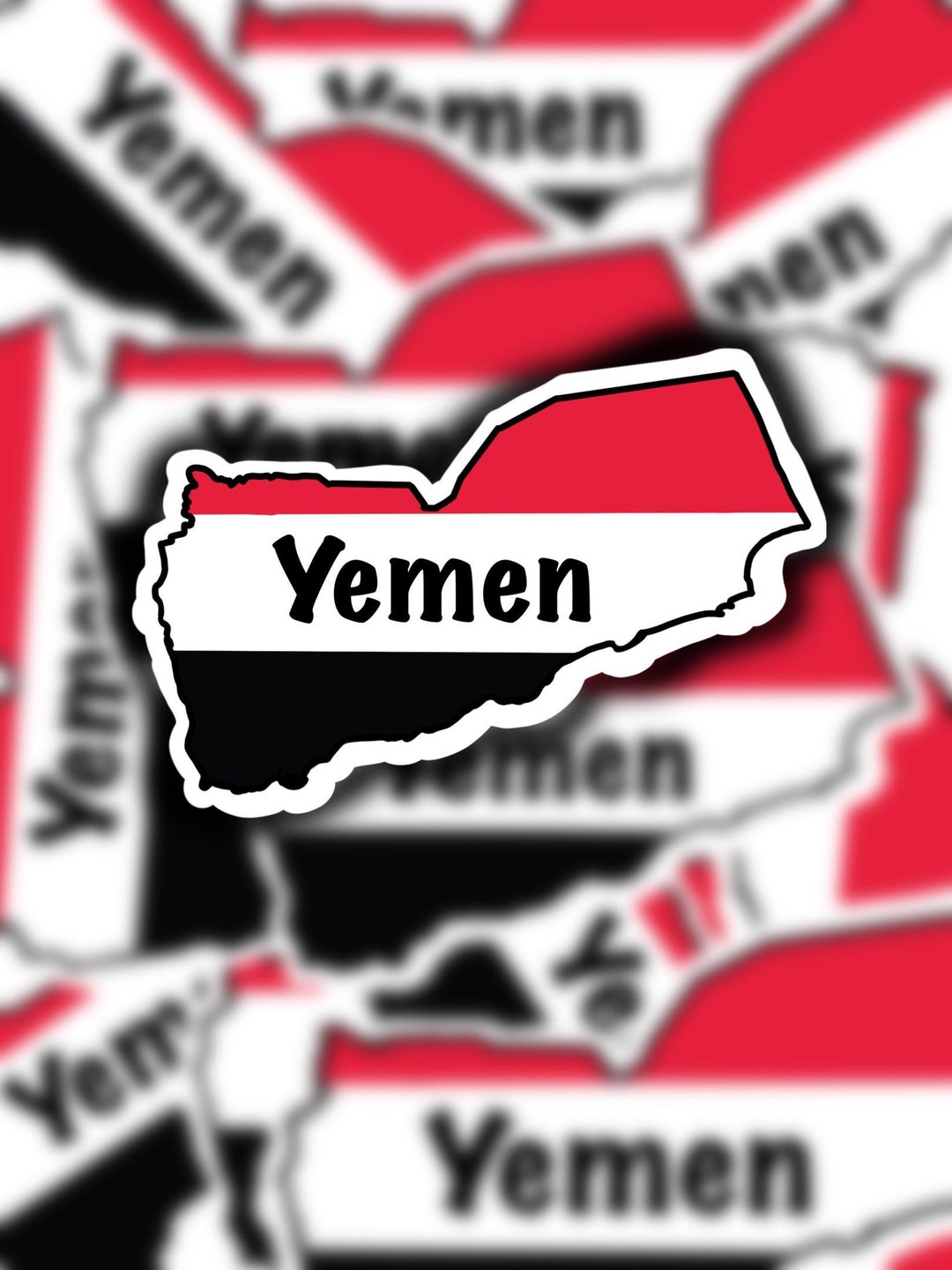 Glossy Yemen Sticker or Clear Sticker - Etsy