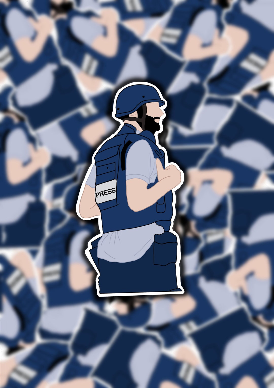 Palestinian Hero Motaz Azaiza Sticker - Etsy