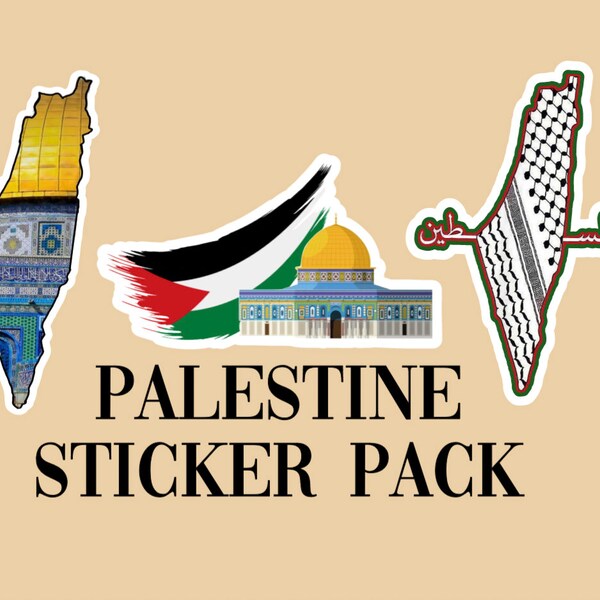 Palestine Sticker Pack - Etsy