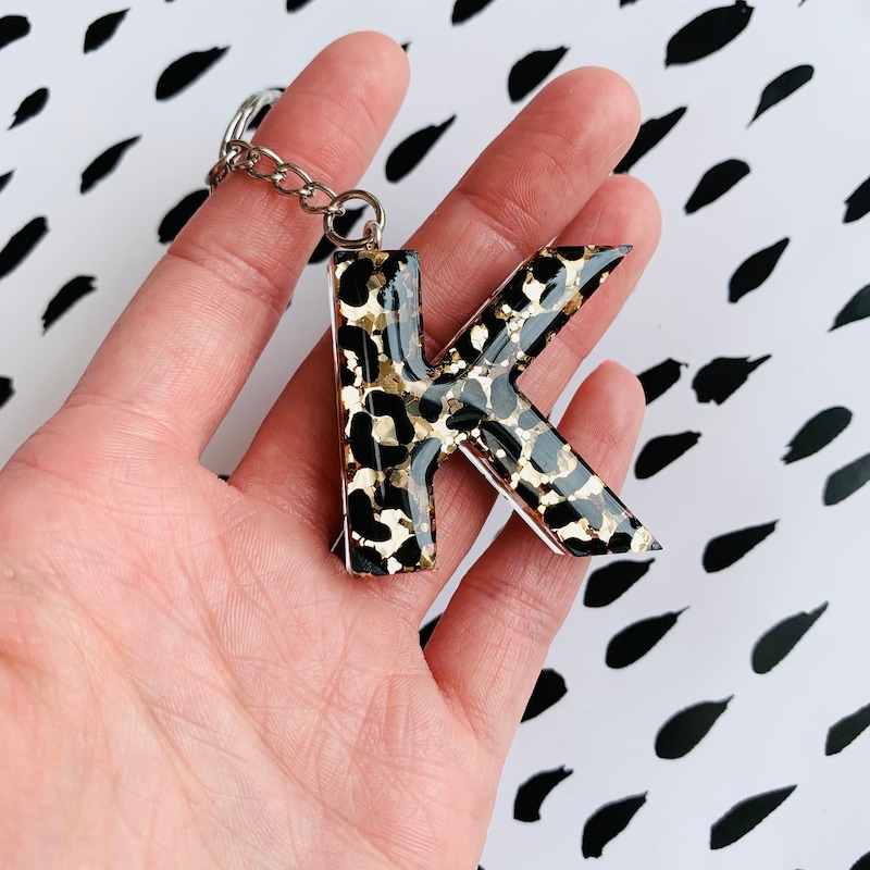 Leopard Prints Keychains - Etsy UK
