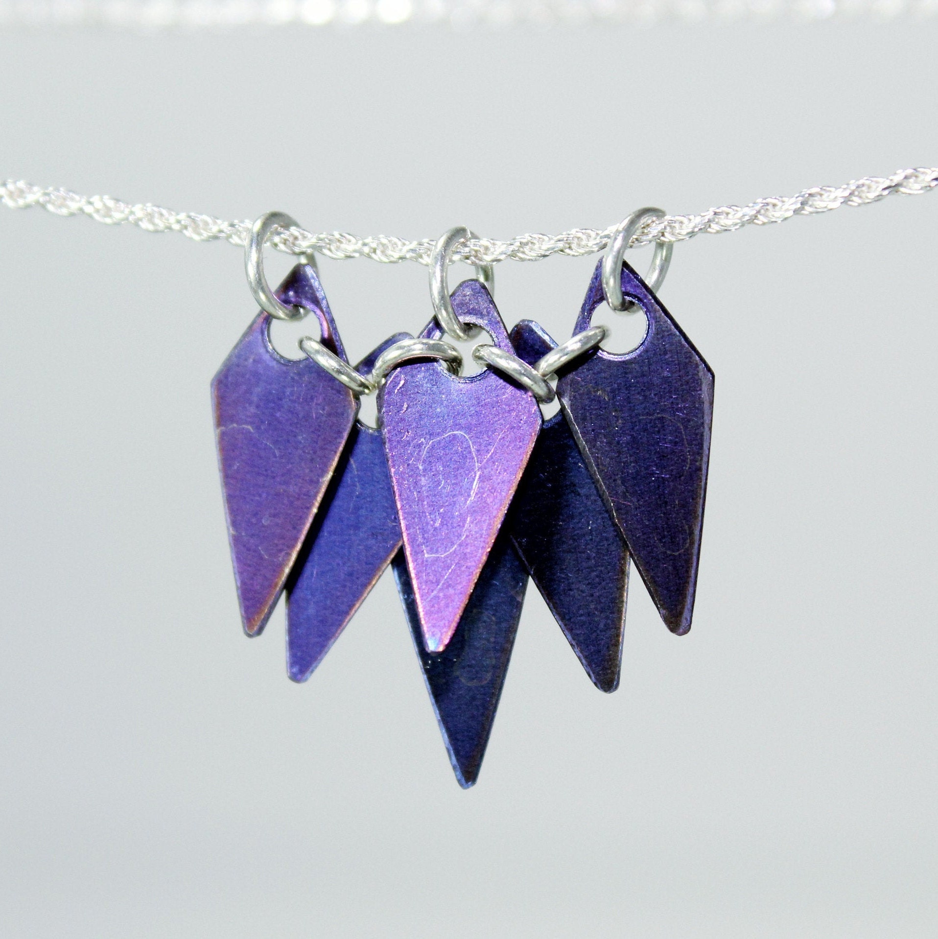Modern Dragon Scales Pendant, Scale Maille Necklace, Boho Style ...