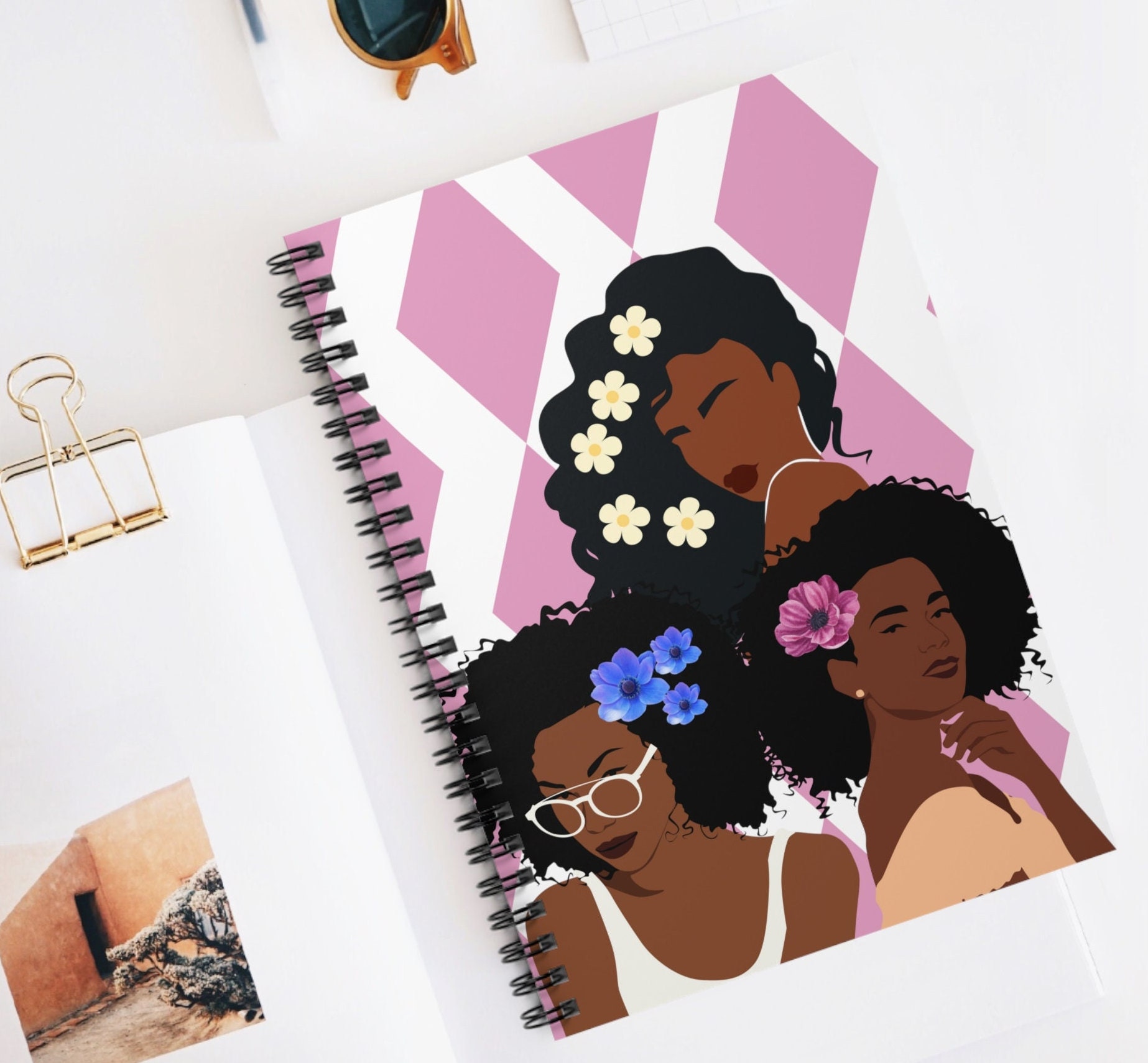 African American Women Spiral Notebook, Black Girl Journal, Black Girl ...