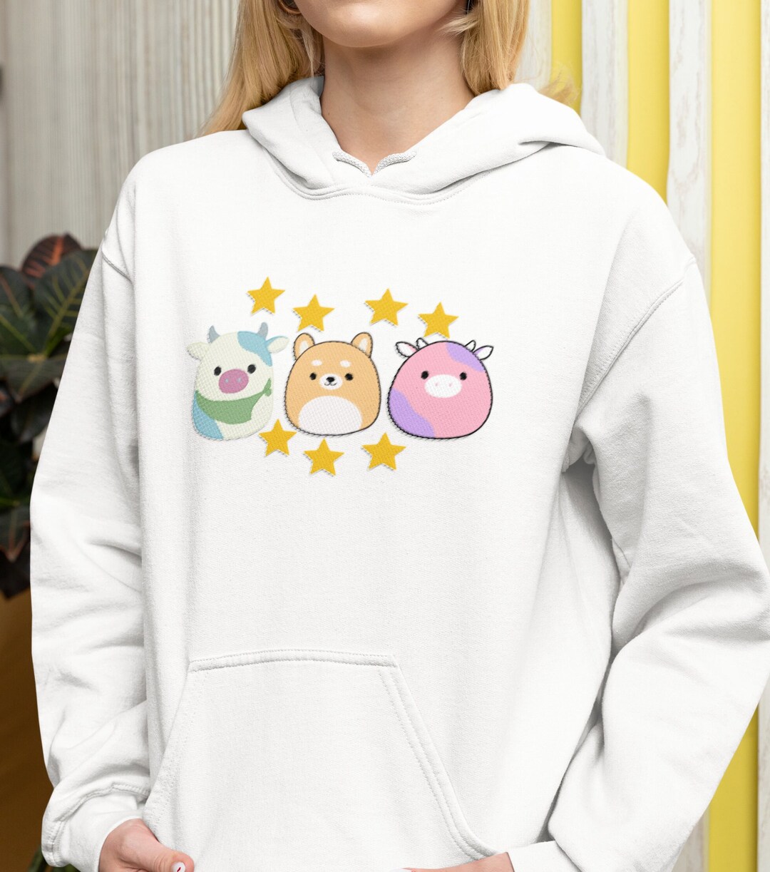 Adult Squishmallow Hearth Sweatshirt, Squish Squad Sweatshirt, Cute ...
