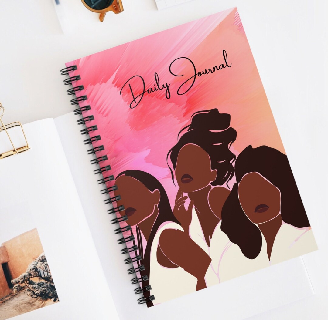 African American Women Spiral Notebook, Black Girl Journal, Black Girl ...