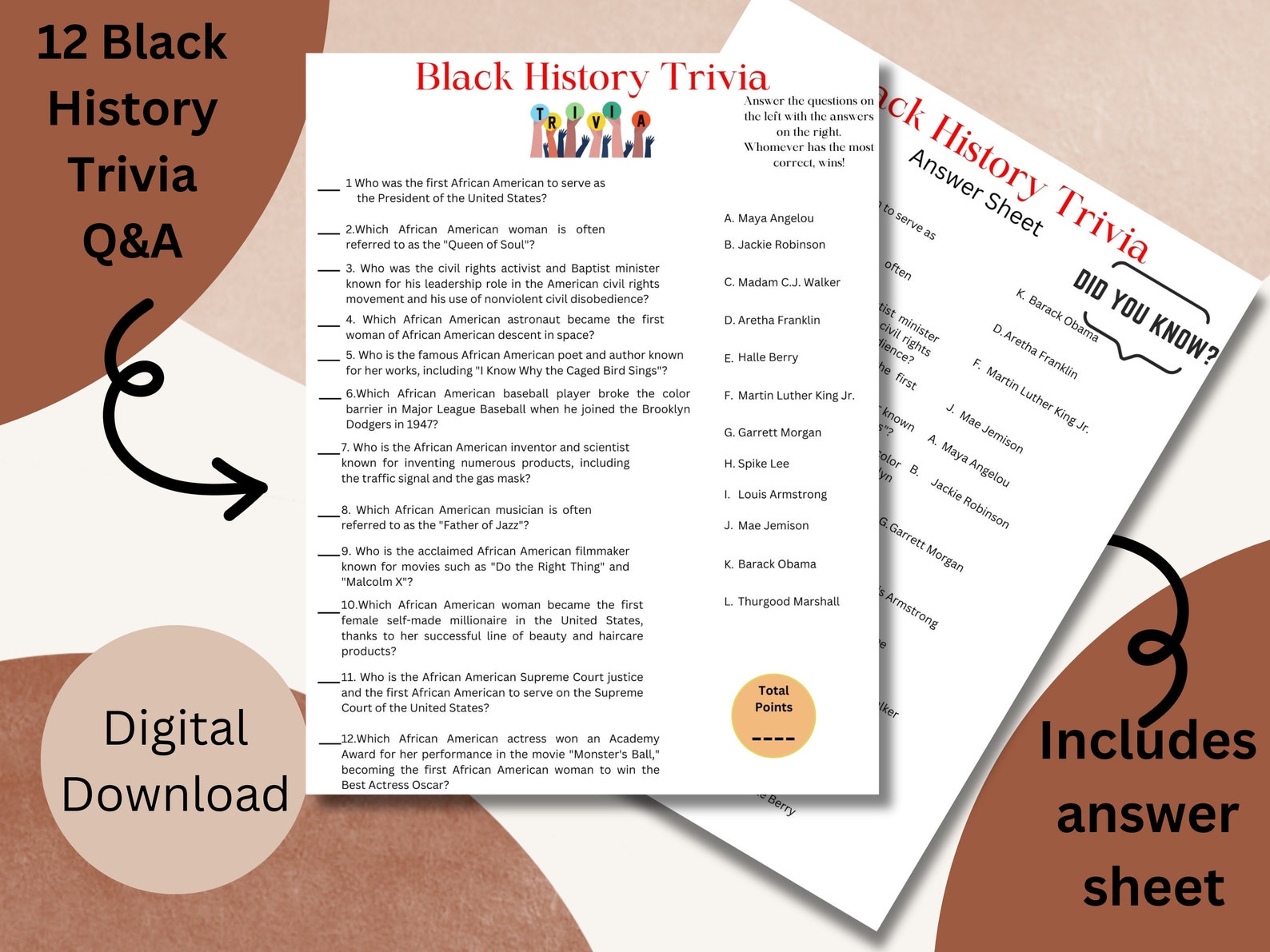 Black History Trivia, Black Trivia, Black Culture, Black History Month ...