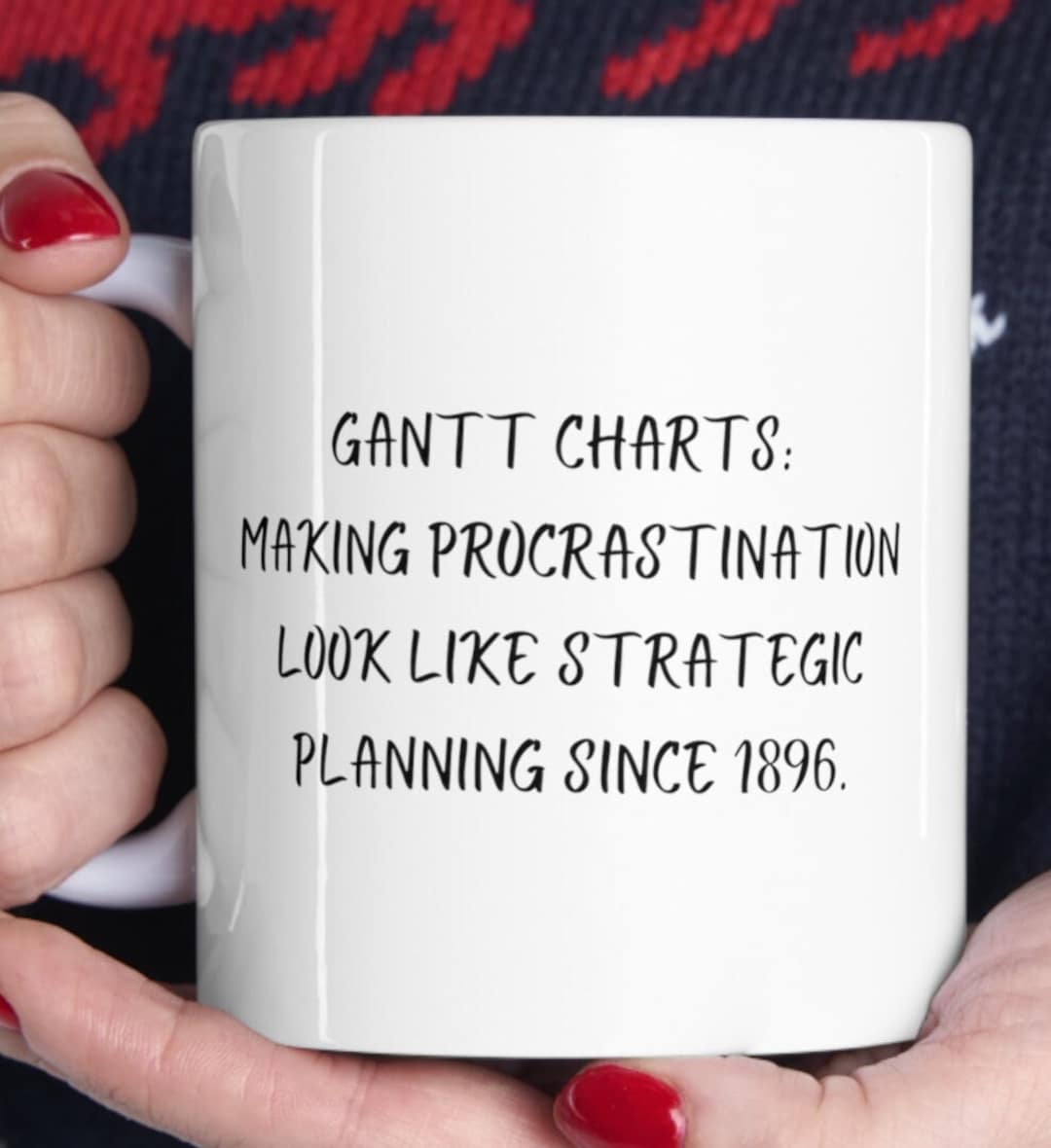 Gantt Chart Excel Mug, Excel Coffee Mug, Project Manager Mug ...