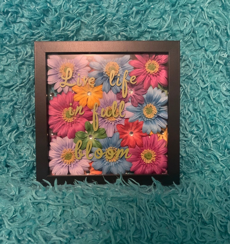 Flower Shadow Box - Etsy