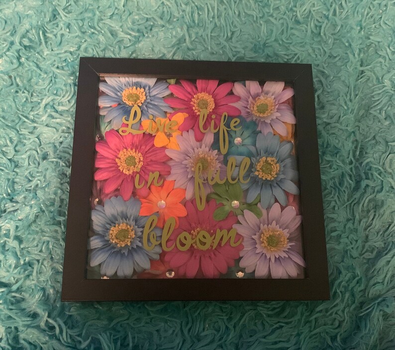 Flower Shadow Box - Etsy