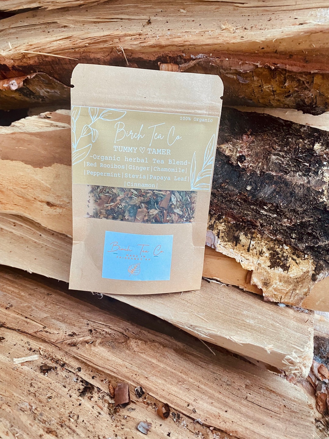 Tummy Tamer Peppermint Organic Herbal Loose Leaf Tea Blend - Etsy