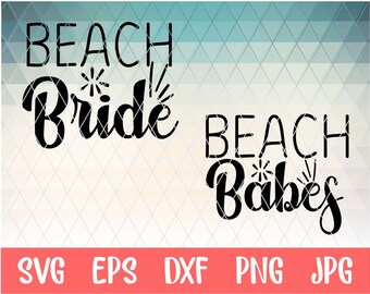 Beach Bridal Svg - Etsy