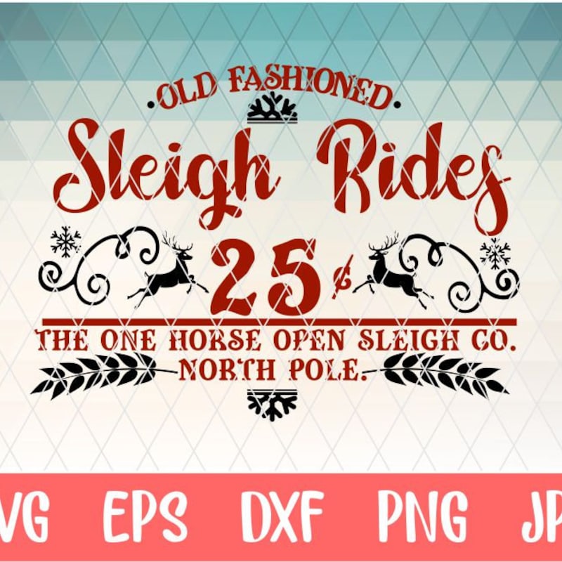 Sleigh Ride Svg - Etsy