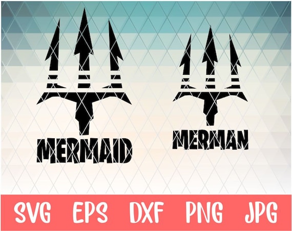 Mermaid Triton SVG Triton King Svg Cut Cuttable Cutting Files | Etsy Israel