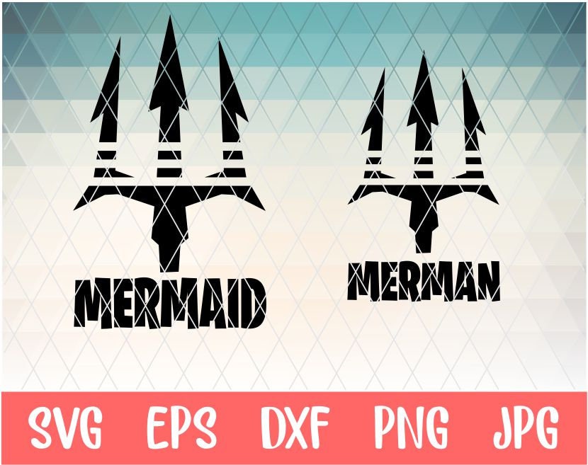 Mermaid Triton SVG Triton King Svg Cut Cuttable Cutting Files Cricut ...