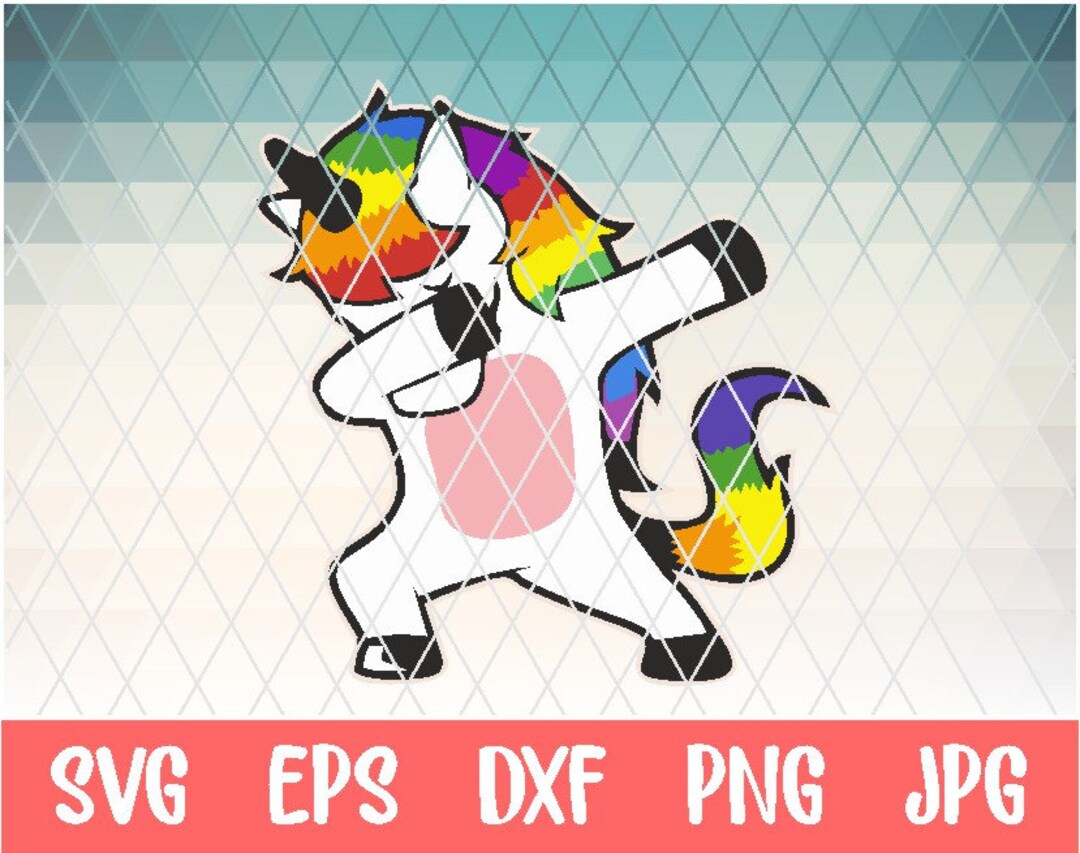 Dabbing Unicorn Svg Unicorn Svg Unicorn Birthday Svg - Etsy