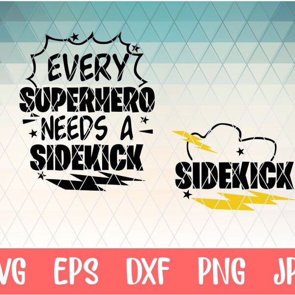 Superhero Sidekick - Etsy