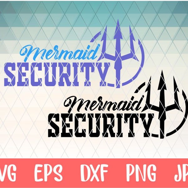 Mermaid Security Svg - Etsy