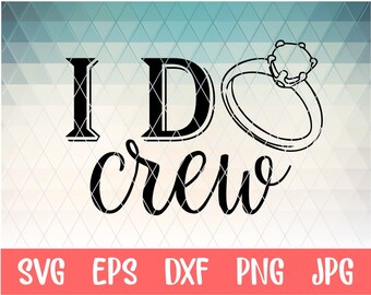 I Do Crew Clipart - Etsy