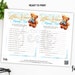 Teddy Bear Baby Shower Game Who Knows Mommy Best Teddy Bear - Etsy
