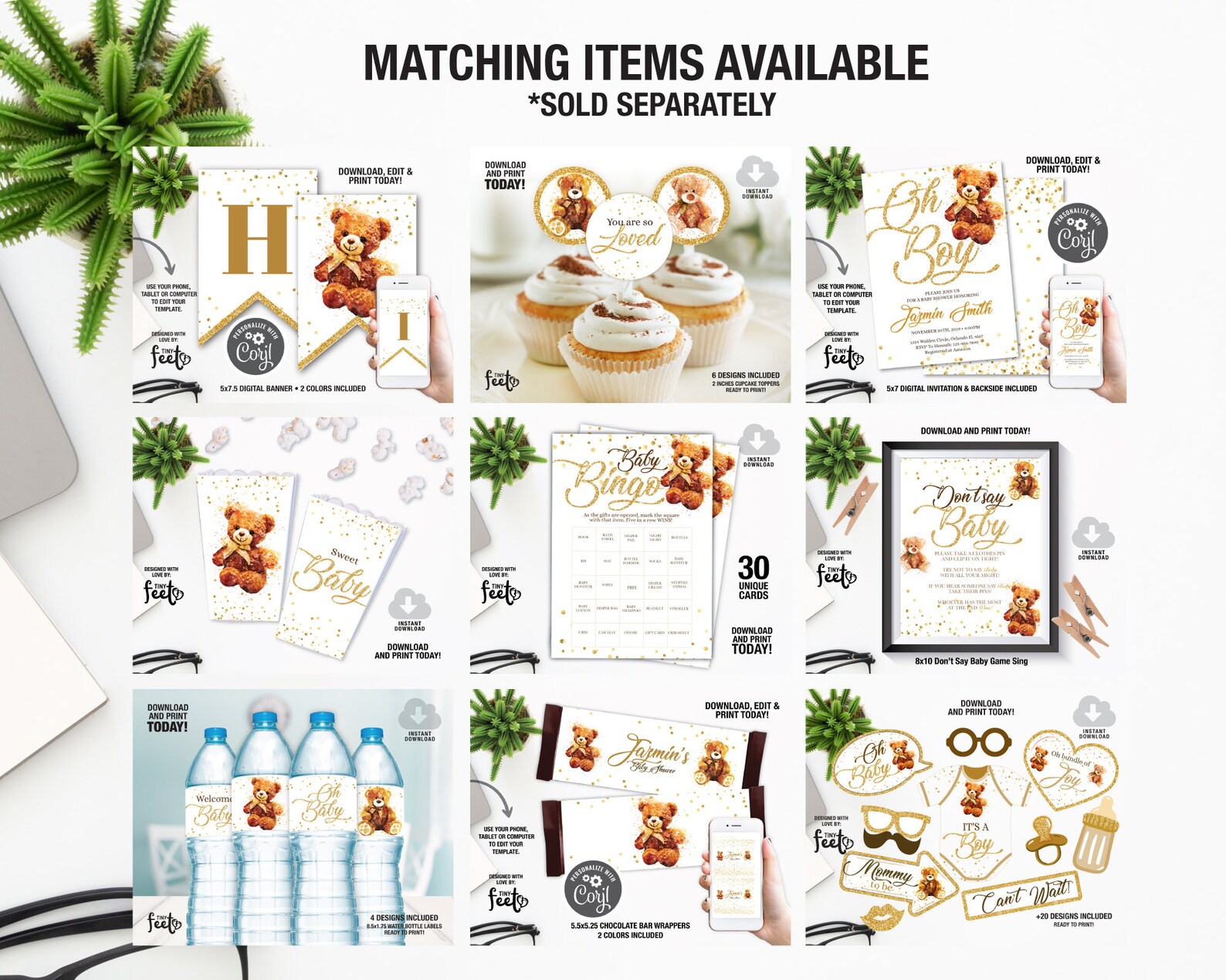 Teddy Bear Baby Shower Game Baby Word Scramble Teddy Bear | Etsy