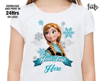 Frozen Iron on Transfer Elsa Frozen T-shirt Design Winter | Etsy