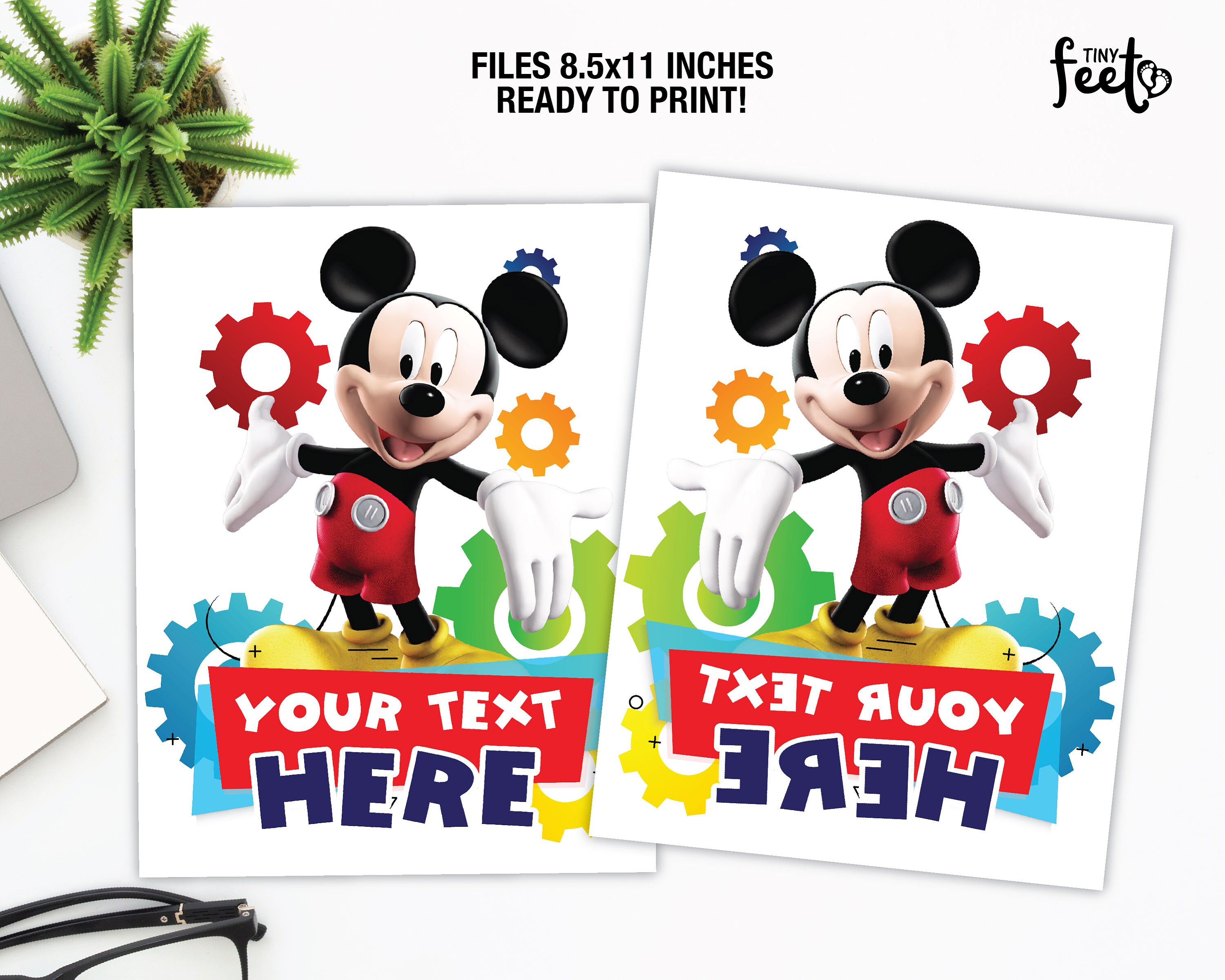 Custom Mickey Mouse Clubhouse Iron on Transfer Mickey Mouse - Etsy