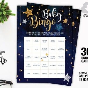 Twinkle Twinkle Little Star Baby Shower Games Bundle, Printable Baby ...