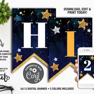 Twinkle Twinkle Little Star Baby Shower Banner, Twinkle Twinkle Little ...