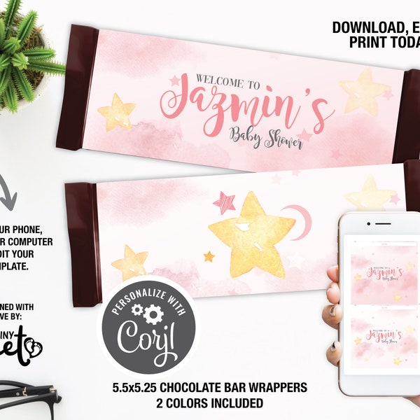 Twinkle Twinkle Little Star Chocolate Bar - Etsy