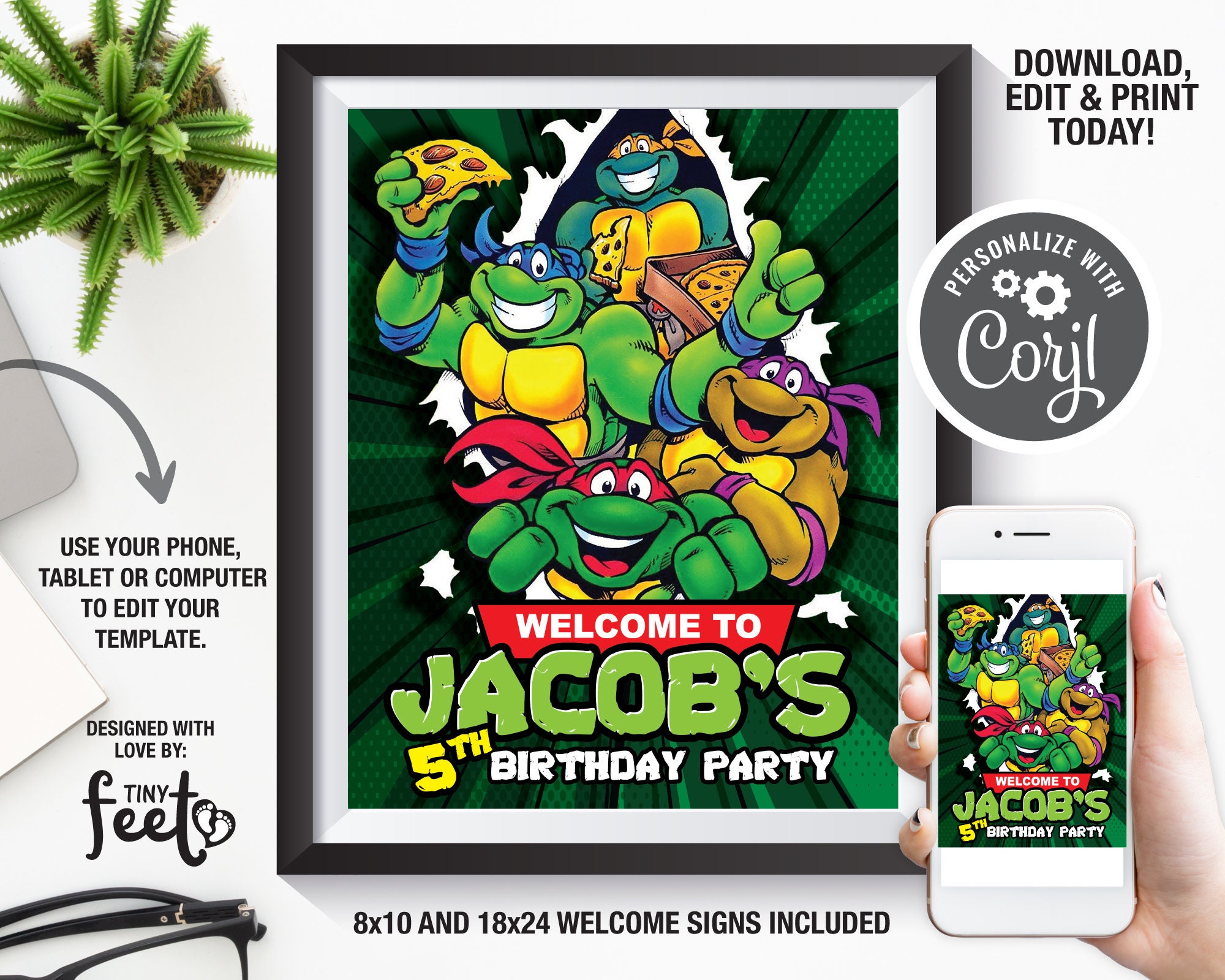Ninja Turtle Body Template