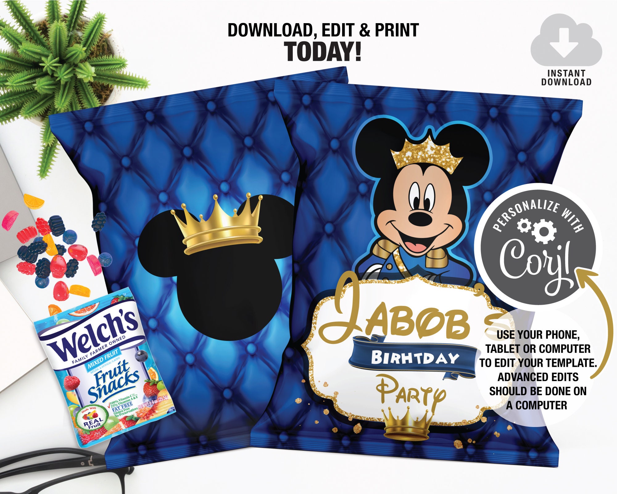 Mickey Mouse Printable Cutouts