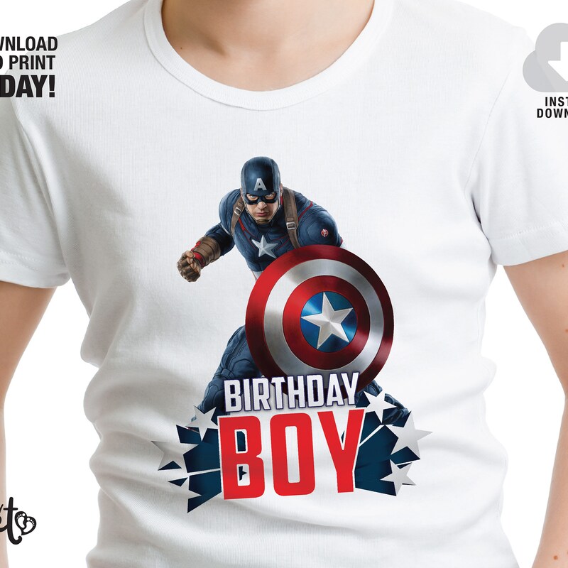 Captain America Shirt - Etsy