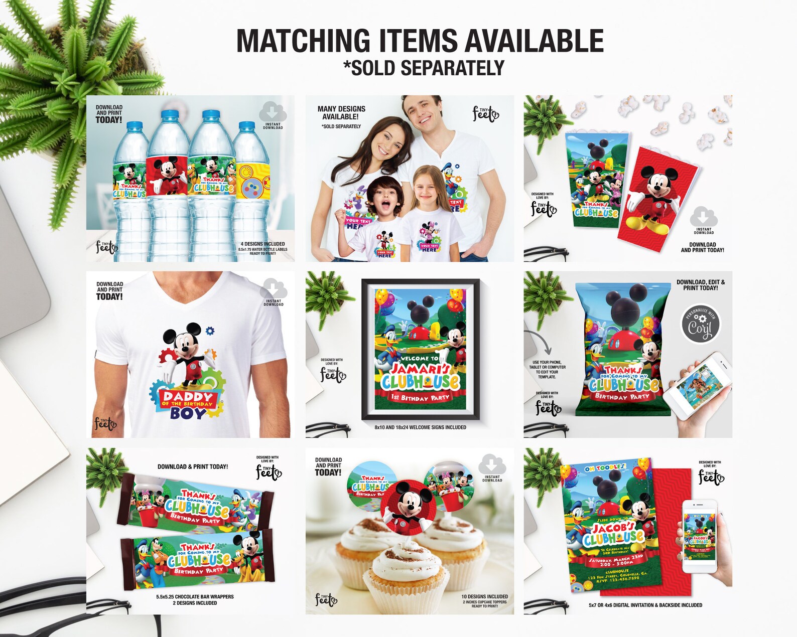 Mickey Mouse Clubhouse Chips Bag Minnie Mouse Printable Party - Etsy