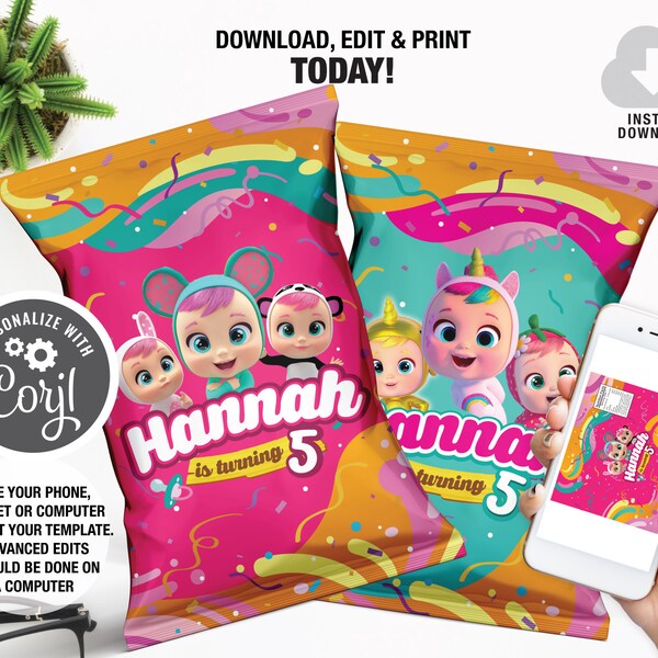 Crybaby Chip Bag - Etsy