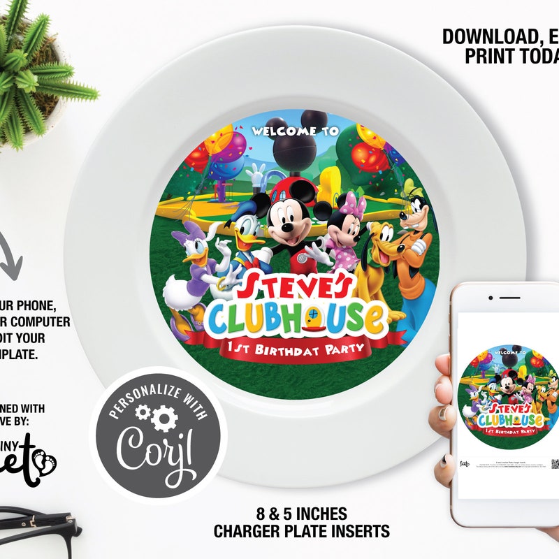 Mickey Mouse Insert - Etsy