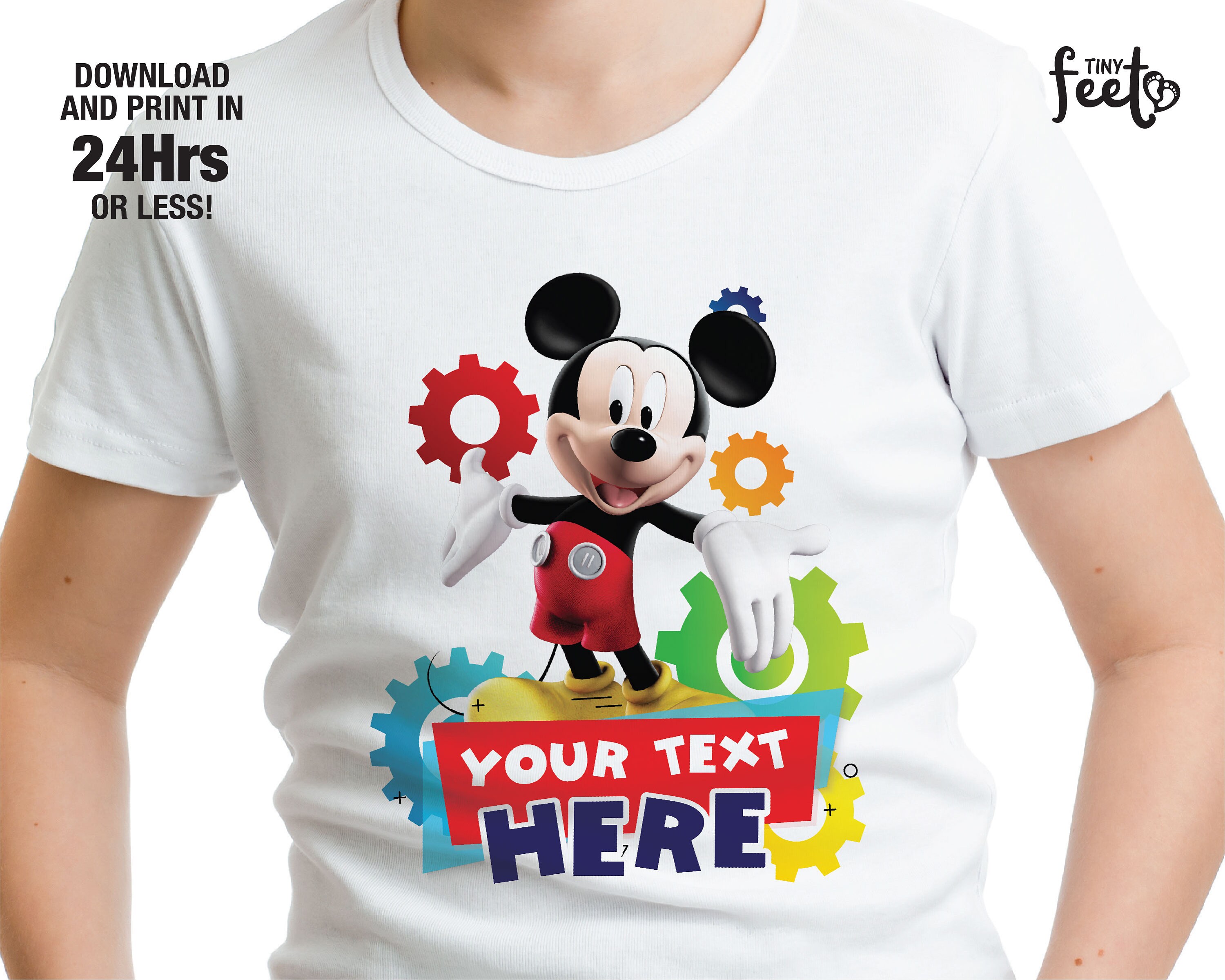 Custom Mickey Mouse Clubhouse Iron on Transfer Mickey Mouse - Etsy