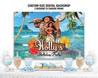 Moana , Moana Photo Booth Frame, Birthday Photo Booth, DIY Photo Booth ...