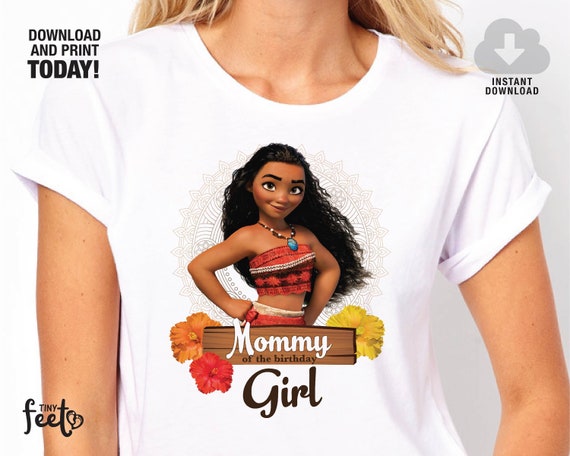 Moana Iron on Transfer Moana T-shirt Design Moana Digital | Etsy