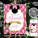 Princess Minnie Mouse Birthday Welcome Sign, Royal Minnie Mouse Party ...