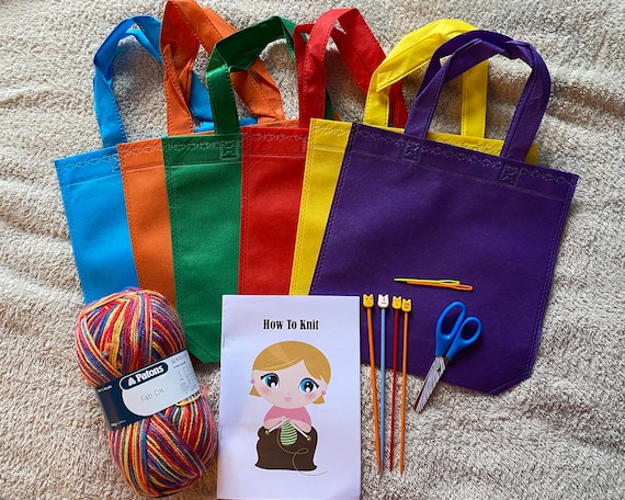 Children's Learn to Knit Knitting Kit Nice Gift - Etsy