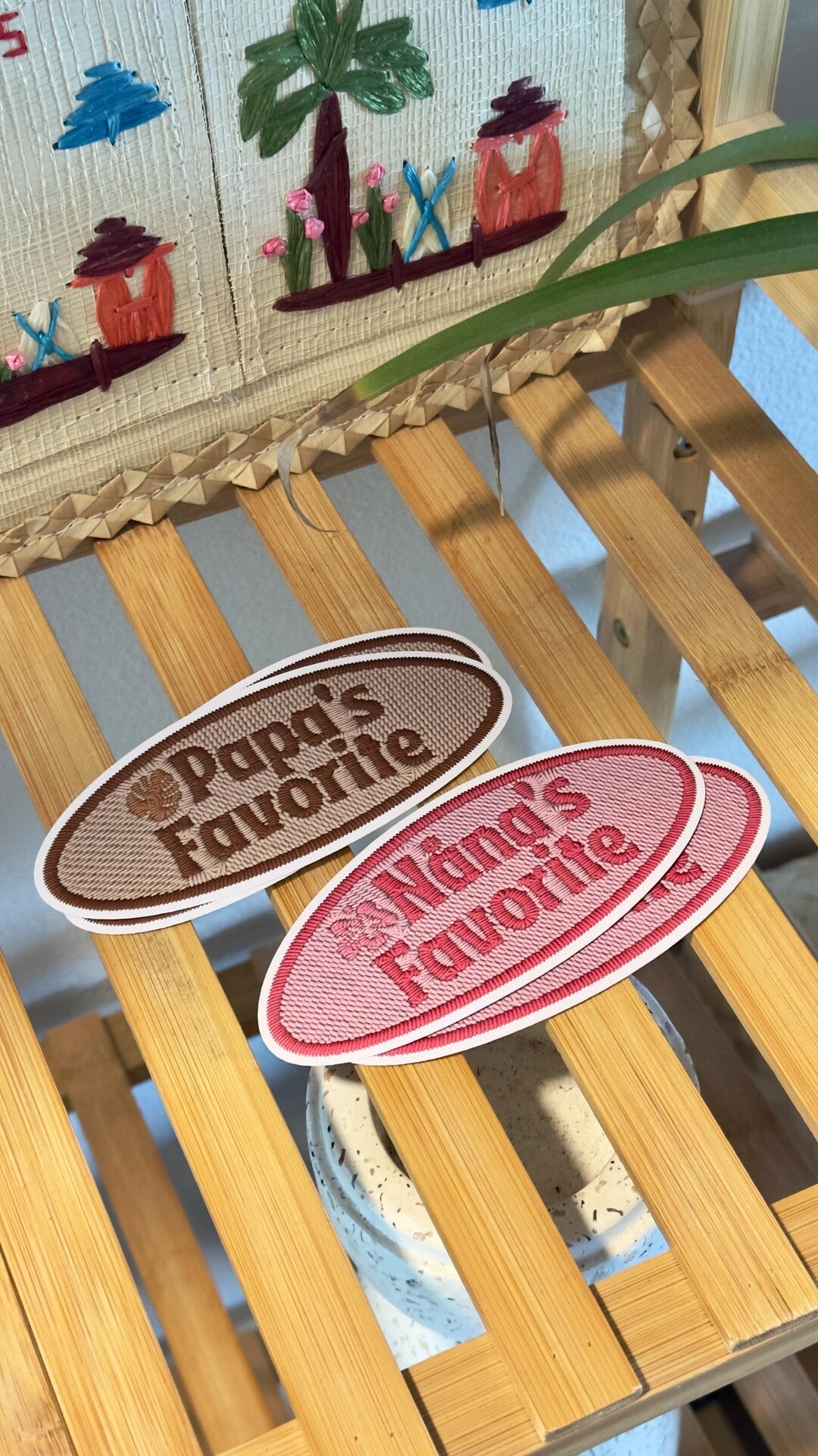 Papa/nana's Favorite Stickers, Family Decals, Journal Sticker, Chamorro ...
