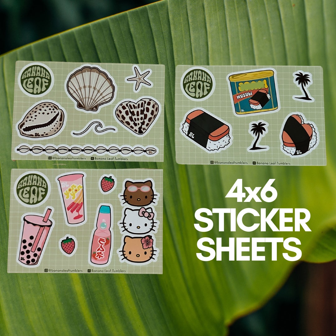 Islander Sticker Sheet, Guam CNMI Sticker Sheet, Japanese Accessories ...