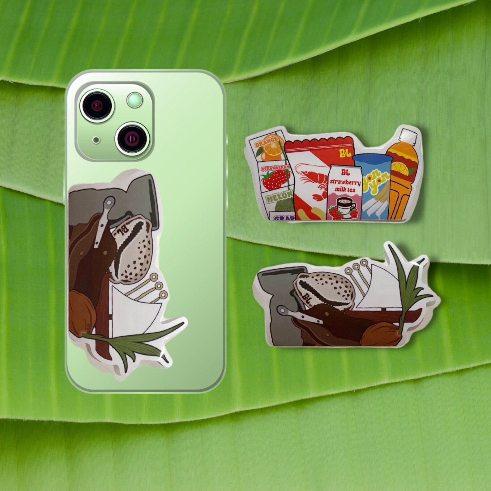 Car Decals, Snack Decals, Japanese Snacks, Lemon Tea Drink, Chamoru ...