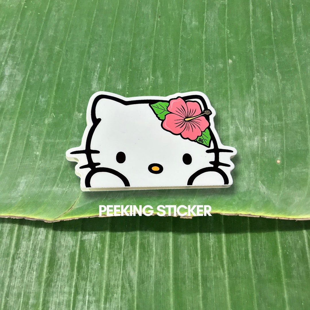 Kawaii Kitty Car Decal, Chamoru Stickers, Guam, CNMI, Islander ...
