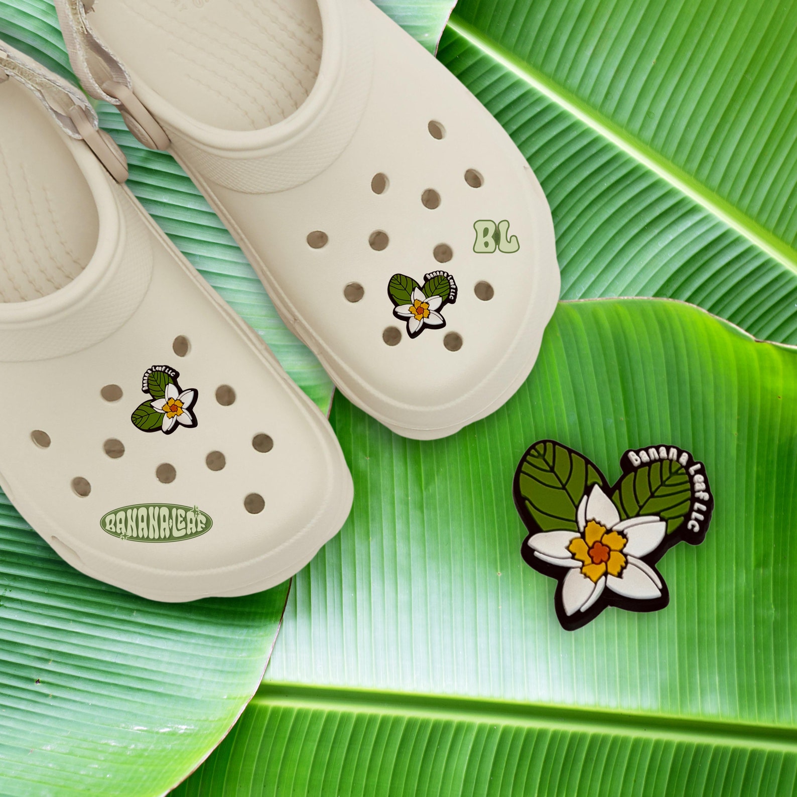 Hibiscus, Plumeria, Puti Tai Nobio, Guasali Flower Shoe Charm, Guam ...