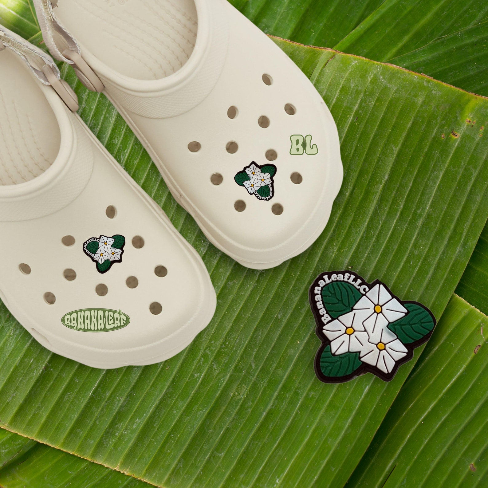 Hibiscus, Plumeria, Puti Tai Nobio, Guasali Flower Shoe Charm, Guam ...